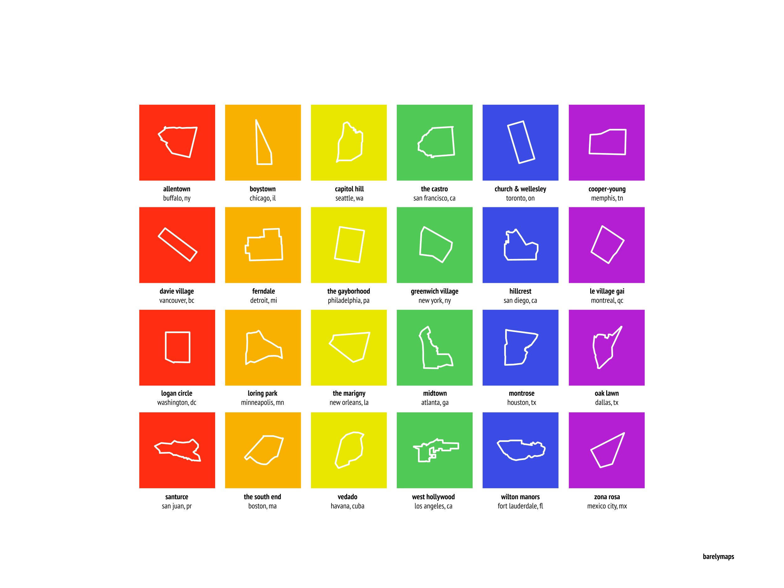 Les cartes minimalistes de Peter Gorman
